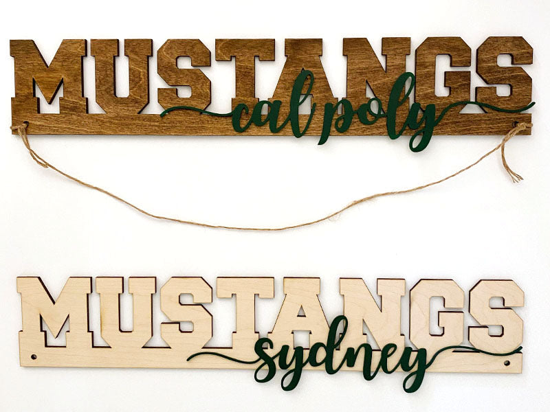 Collegiate Photo Hanger - Custom – BWS Creations